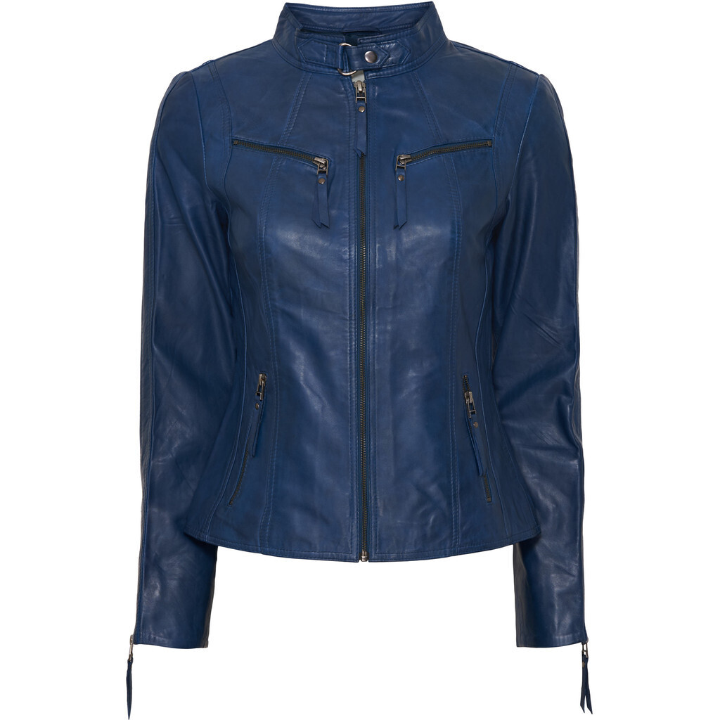 Butterfly Biker Jacket - Twillight Blue fra - HappyHunting.dk