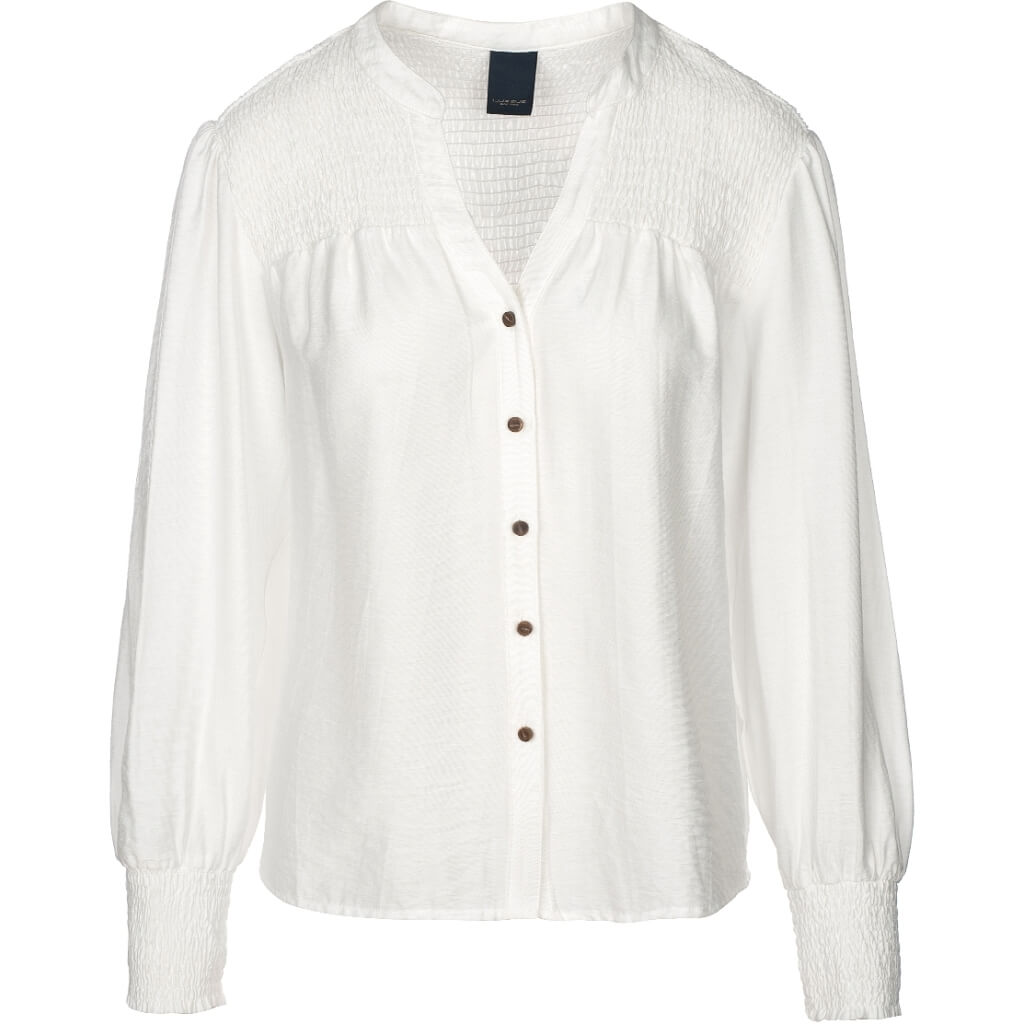 OneTwo Luxzuz Meiko Shirt - Cream fra - HappyHunting.dk