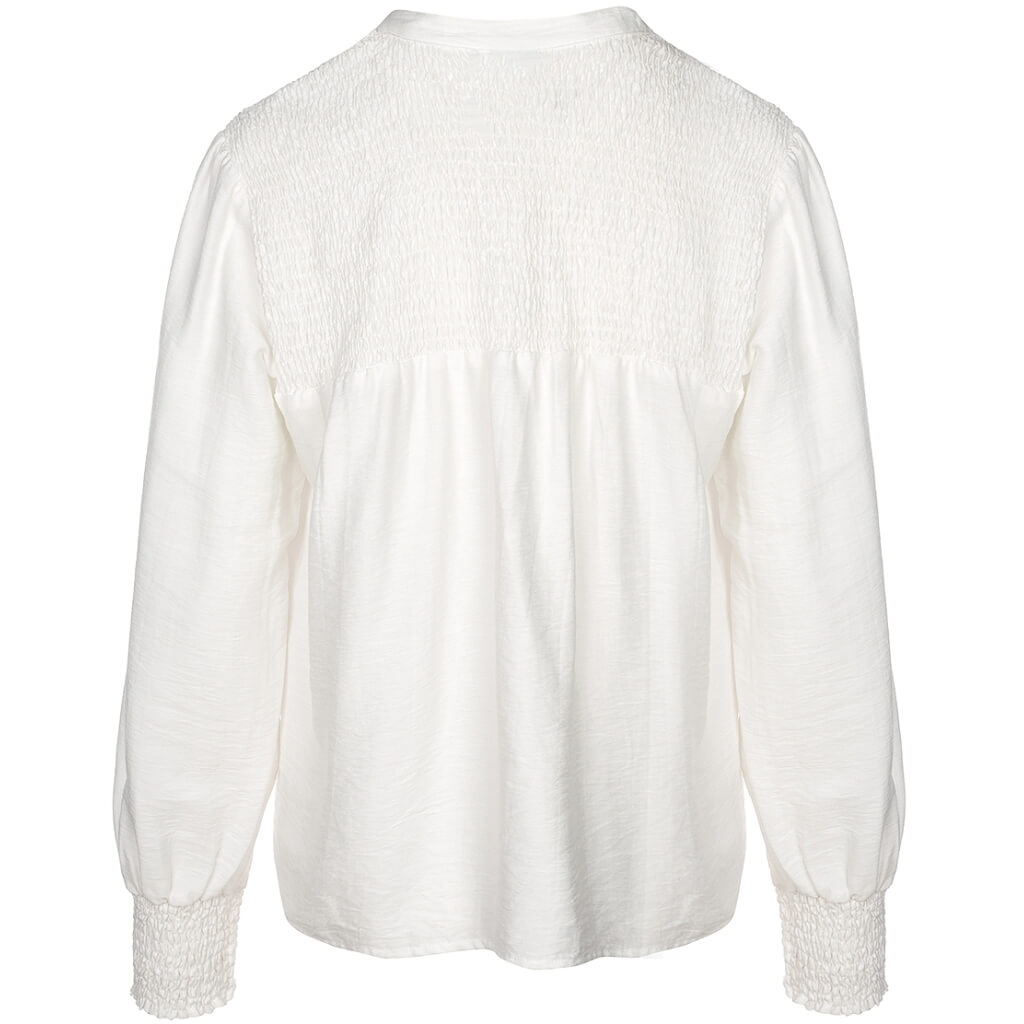 OneTwo Luxzuz Meiko Shirt - Cream fra - HappyHunting.dk
