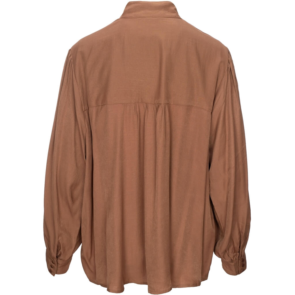 OneTwo Luxzuz Albine Shirt - Toffee fra - HappyHunting.dk
