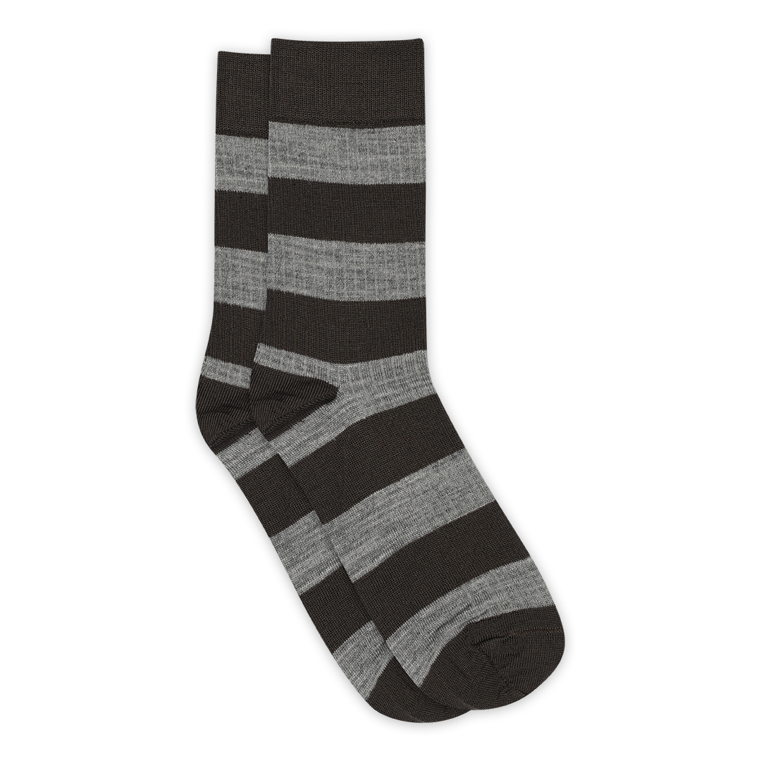 MP Denmark Regina Socks - Dark Brown - Happyhunting
