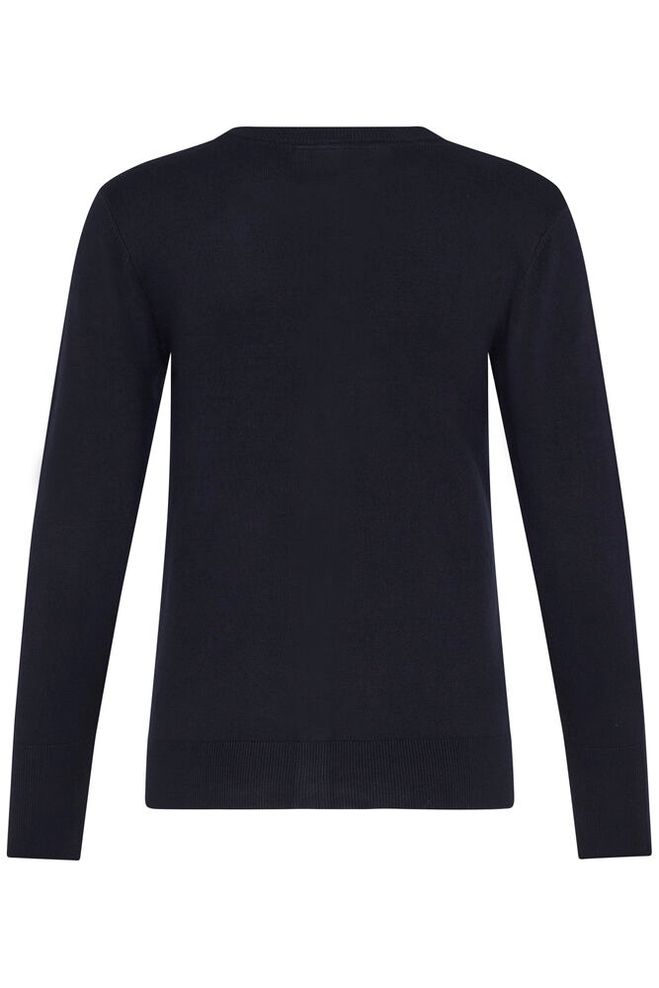 Pulz Sara Button Cardigan - Dark Sapphire fra - HappyHunting.dk