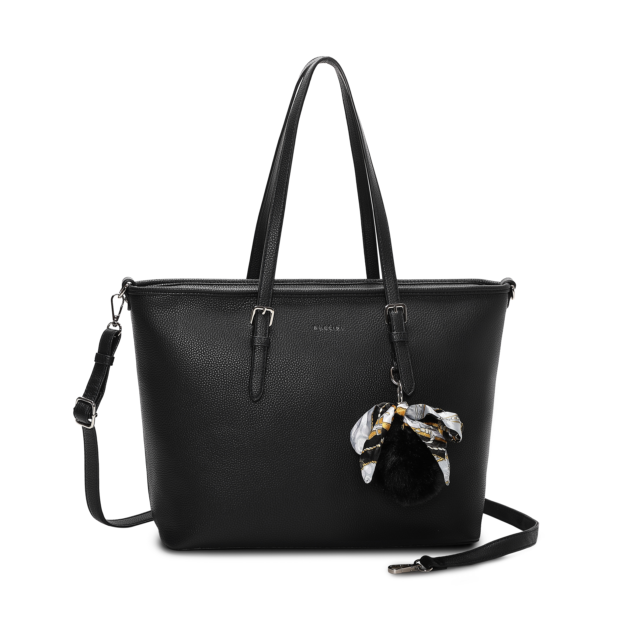 Sajaco Nordic Tote Bag Anna Puccini - Black - Happyhunting